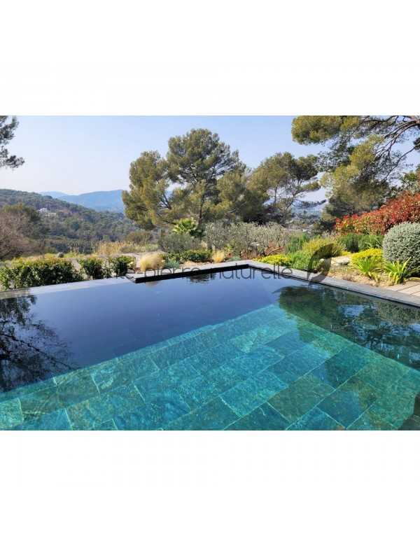 Carrelage Deoli en Quartzite Green Brossé - Vente Pierre Naturelle