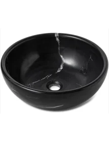 Vasque noire en pierre naturelle Basalte - Vente Pierre Naturelle